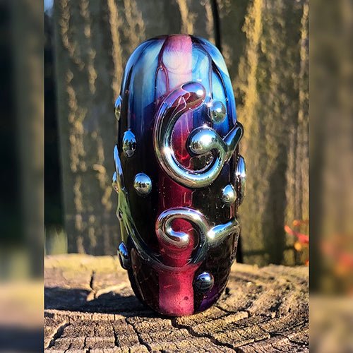 Hyperborea Double Helix Glass Rod – Frantz Art Glass a Perle di Vetro ...